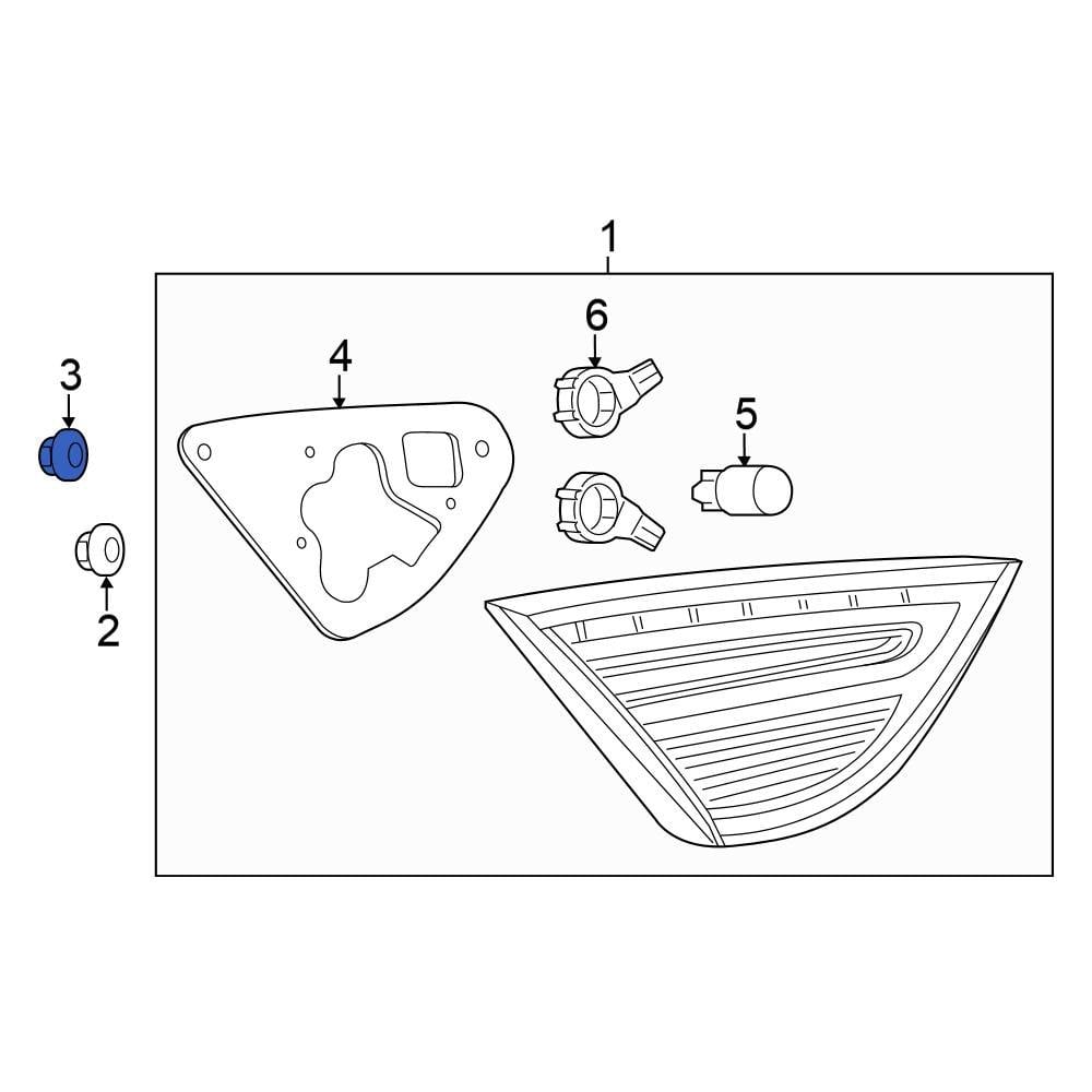 Chrysler OE 68073626AA - Back Up Light Assembly Insulator