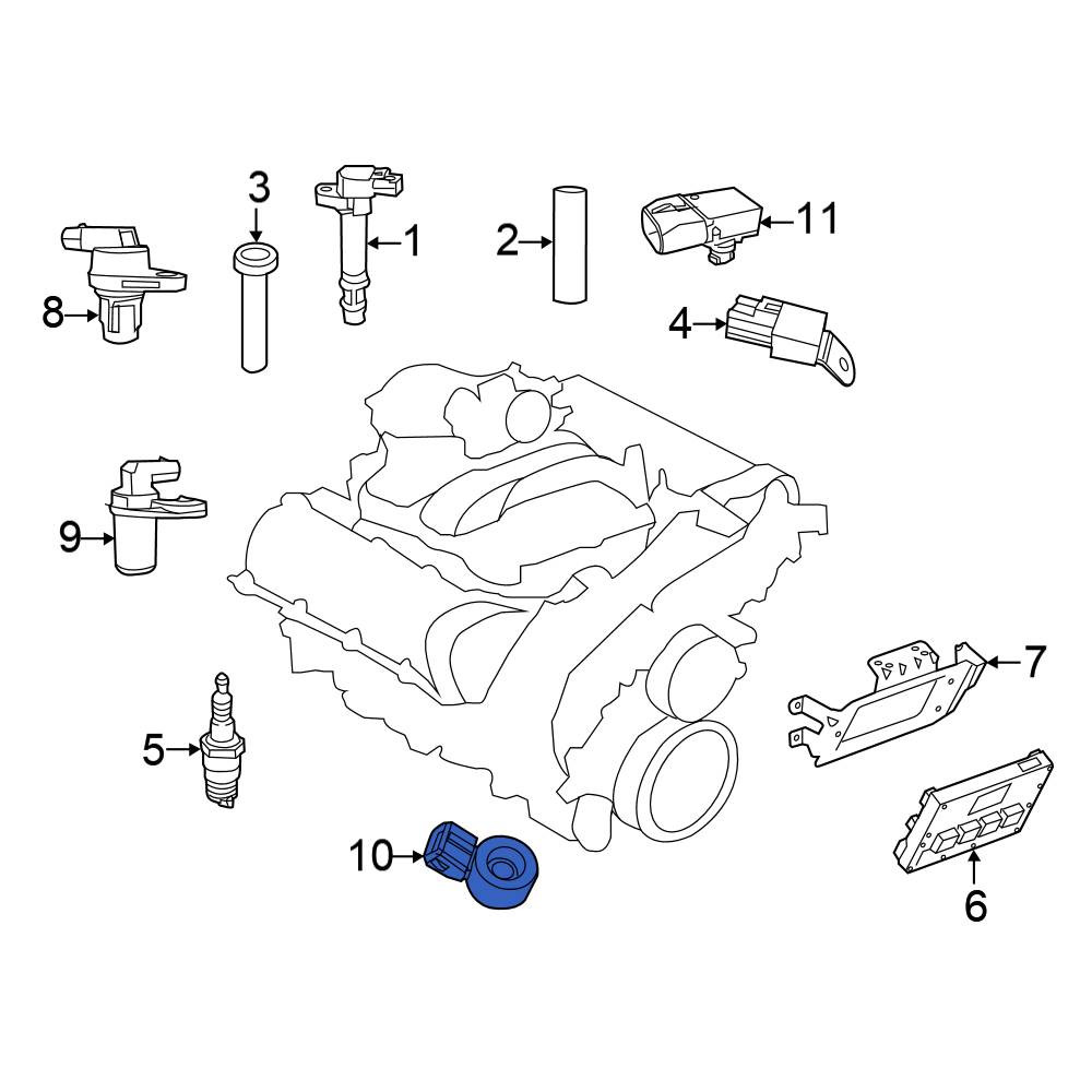 Chrysler OE 68166540AA - Ignition Knock (Detonation) Sensor