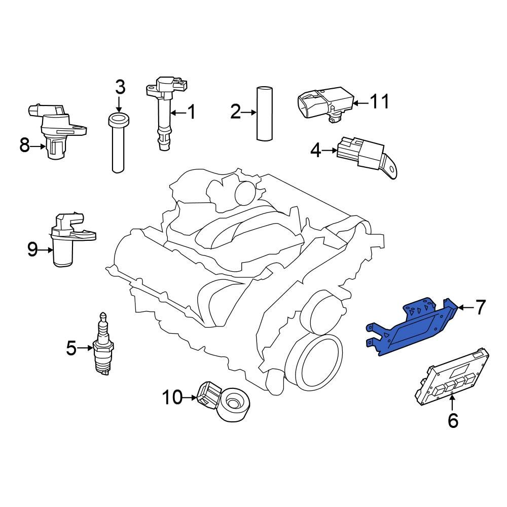 Chrysler OE 68091899AC - Ignition Control Module Bracket