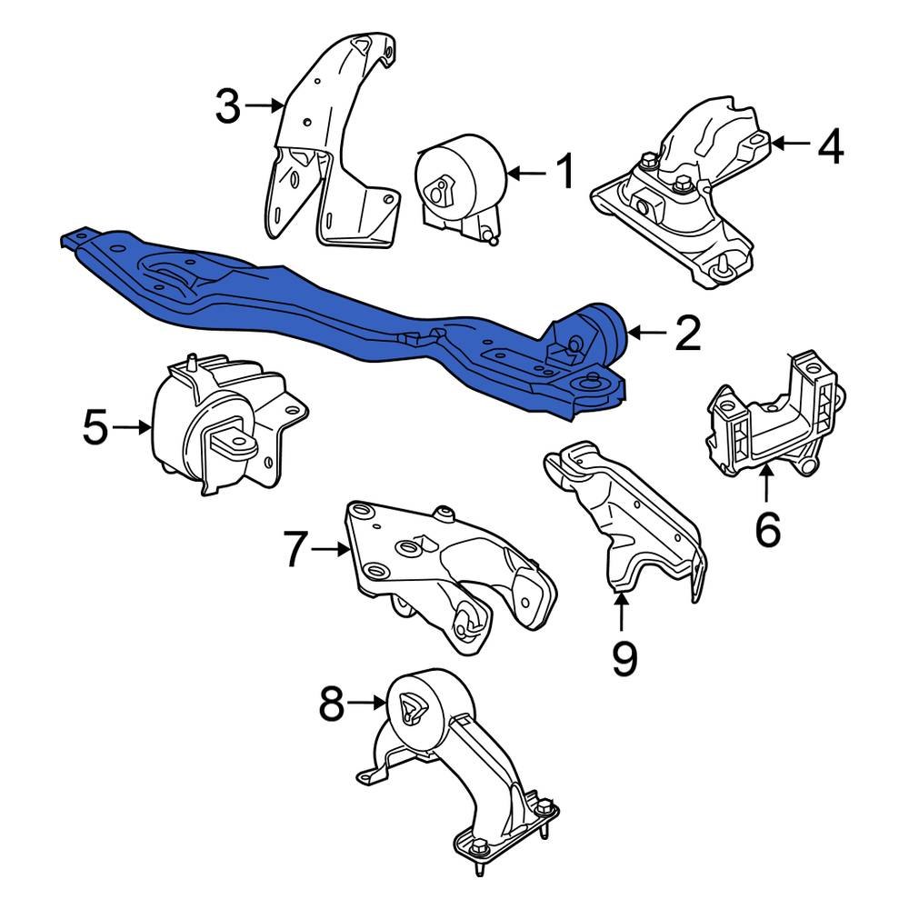Chrysler OE 4721871AE - Engine Mount
