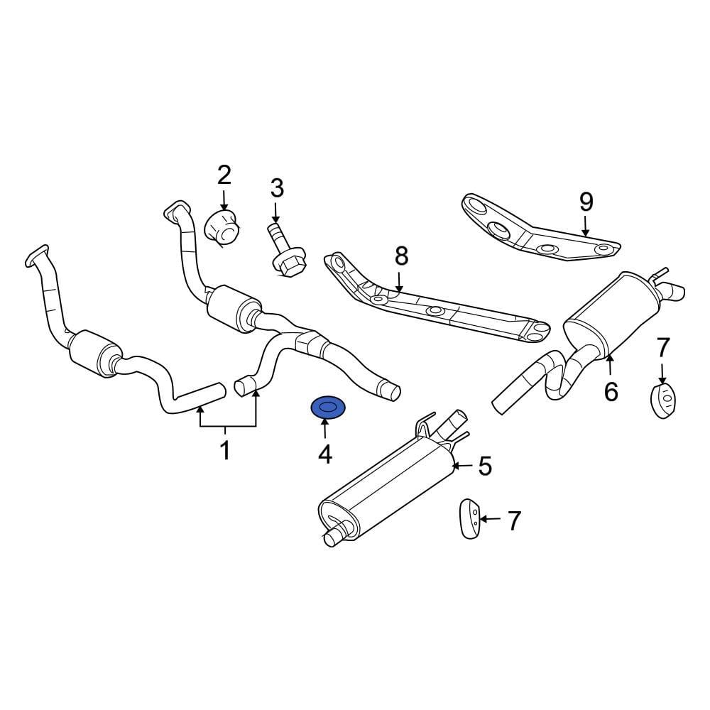Chrysler OE 52110216AA - Exhaust Clamp