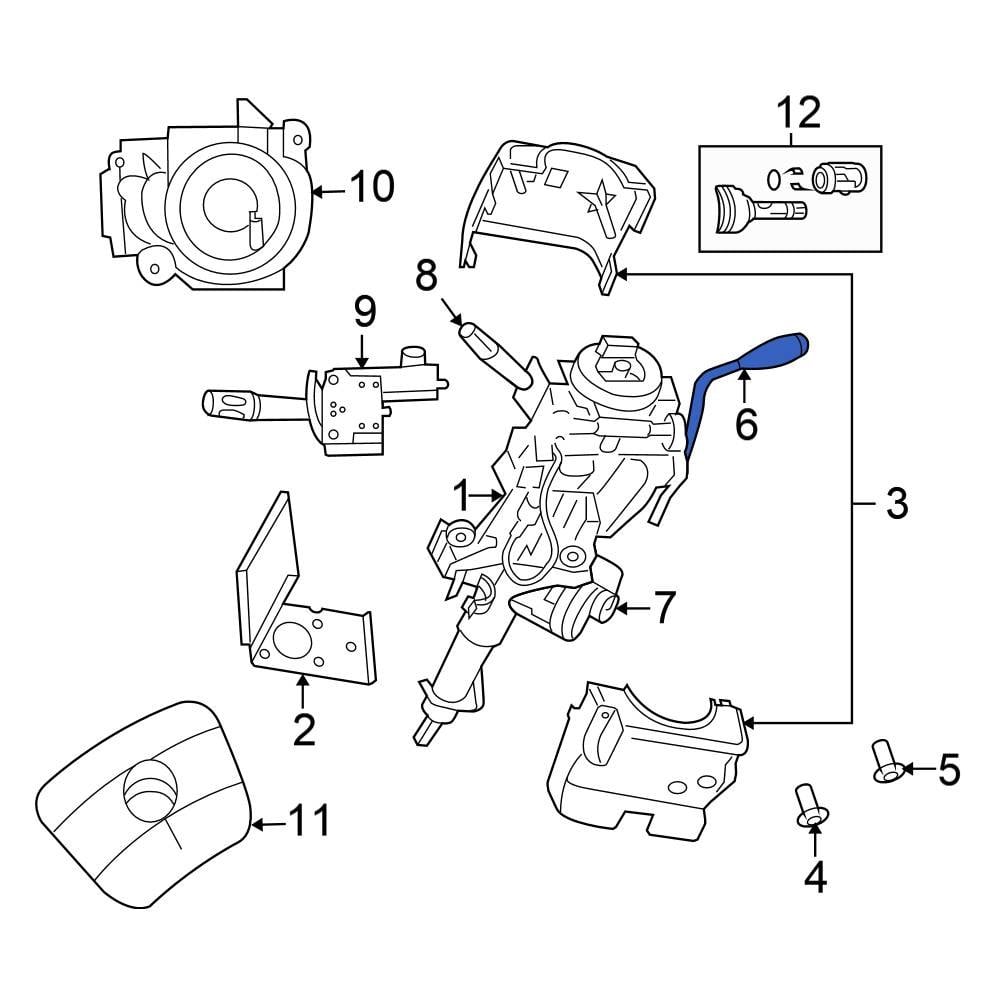 Chrysler OE 68263752AA - Automatic Transmission Shift Lever