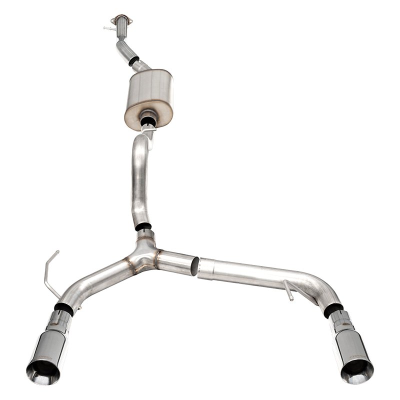 Corsa® 21206 - Sport™ 304 SS Cat-Back Exhaust System with Split Rear Exit