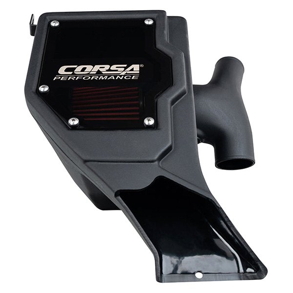 Corsa® 47003D - Closed Box Plastic Black Carbon Fiber Cold Air Intake ...