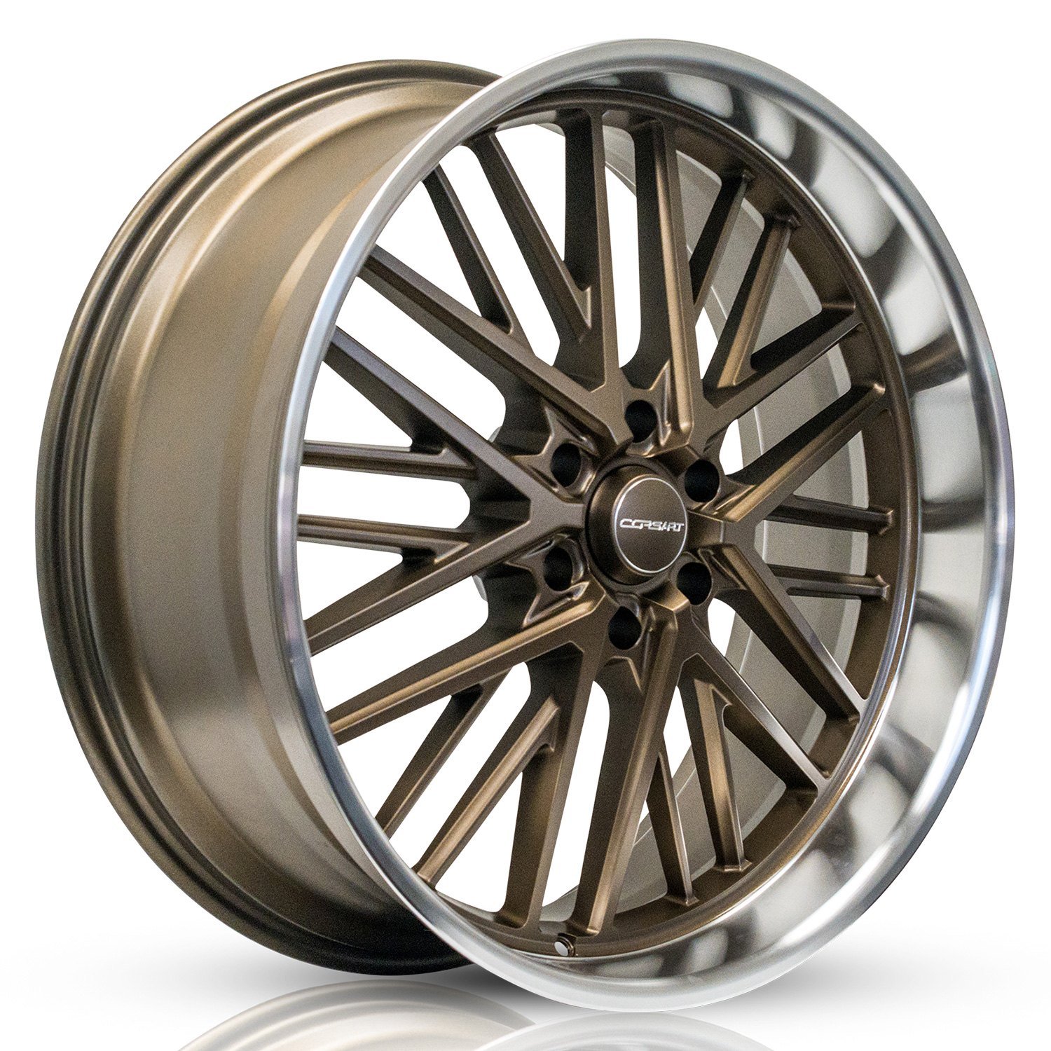 CORSART® KINGPIN 6 Wheels - Matte Bronze with Diamond Cut Lip Rims ...