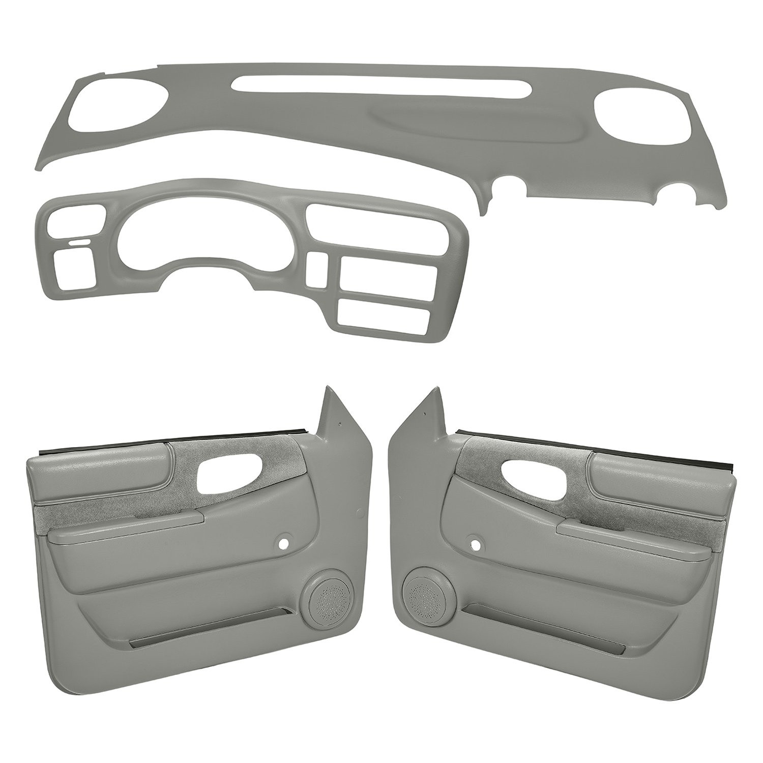Coverlay® 18-647C47N-LGR - Light Gray Interior Combo Kit (No Power Windows)