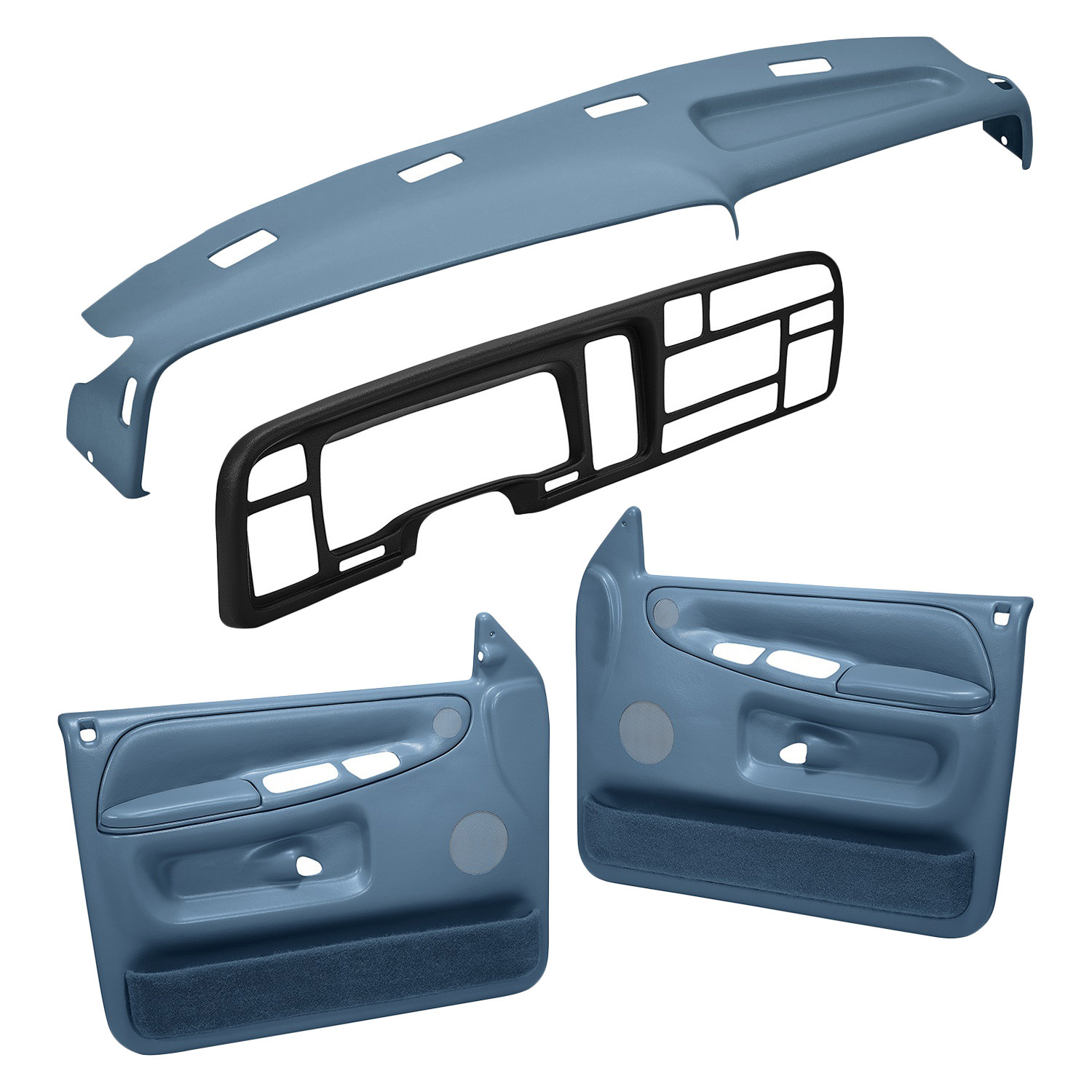 Coverlay® 22-947C47F-LBL - Light Blue Interior Combo Kit (Full Power ...