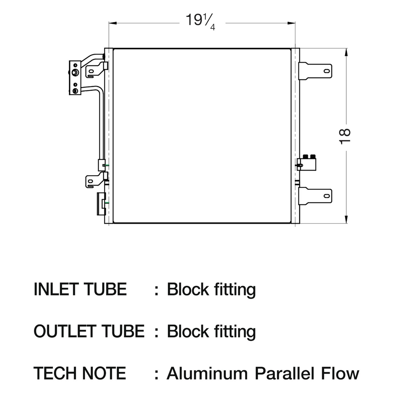 CSF® 10655 - A/C Condenser