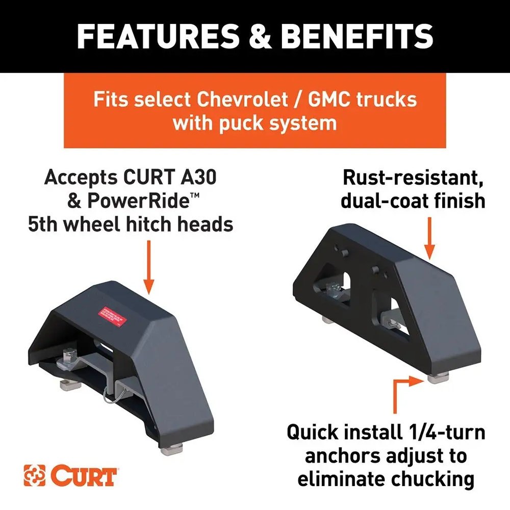 CURT® 16024 - OEM Compatible 5th Wheel Leg Kit