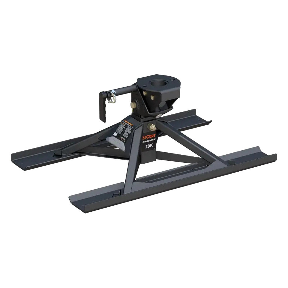 CURT® 16051 - CrossWing 20K 5th Wheel Hitch with Bed Protectors for 2-5 ...
