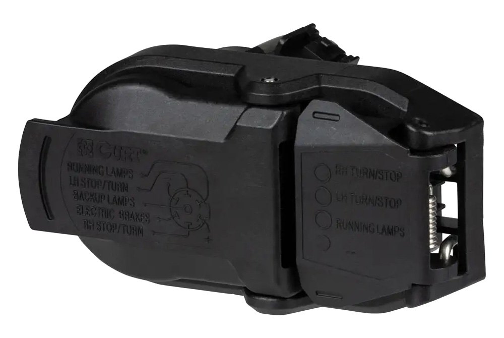 CURT® 57020 - OEM Replacement Dual-Output 7 & 4-Way Connector (Plugs ...