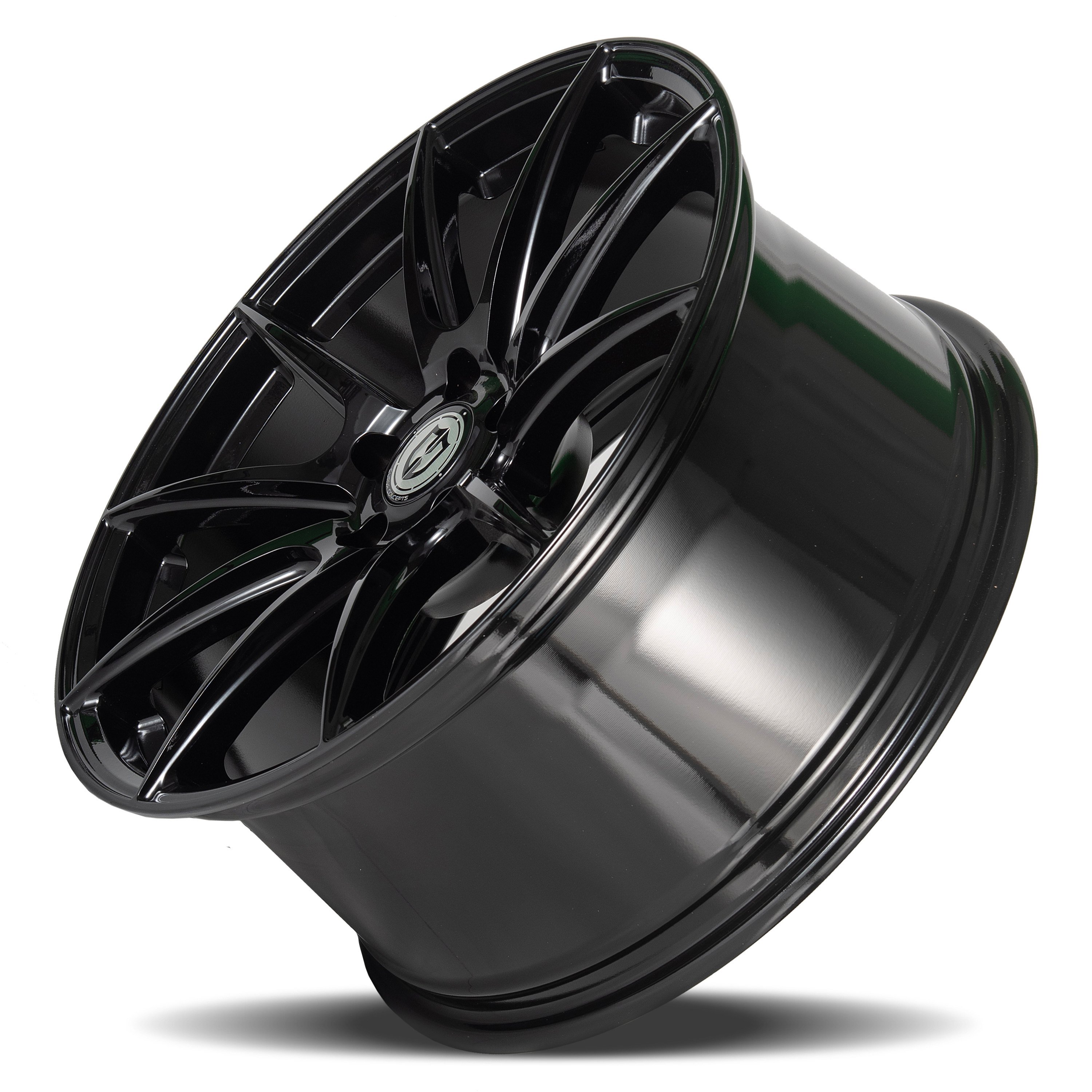 CURVA® CFF72 Wheels - Gloss Black Rims