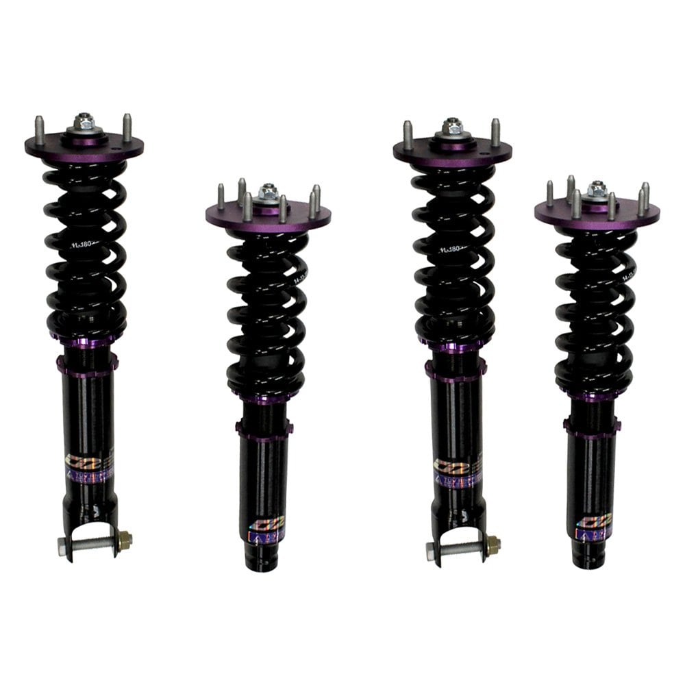 D2 Racing® D-HN-08 - 0"-2" x 0"-2" RS Series Front and Rear Coilover Kit