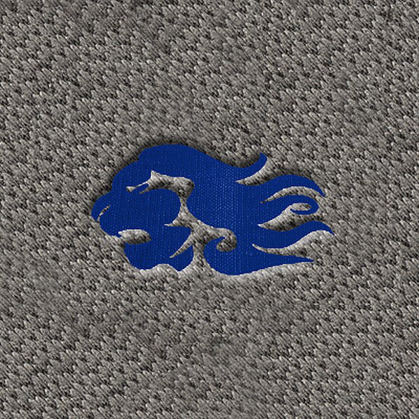 DashMat® LS306 - Royal Blue "Leo" Embroidered Logo