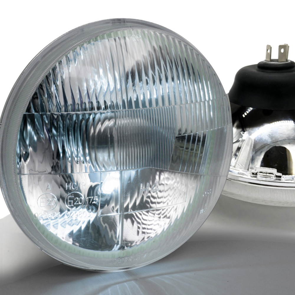 Delta Lights® 01-1189-LBIO - 7" Round Halo LED Headlights with Switchback