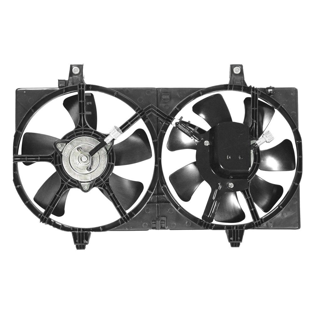 Depo® 31555022000 - Dual Radiator and Condenser Fan Assembly