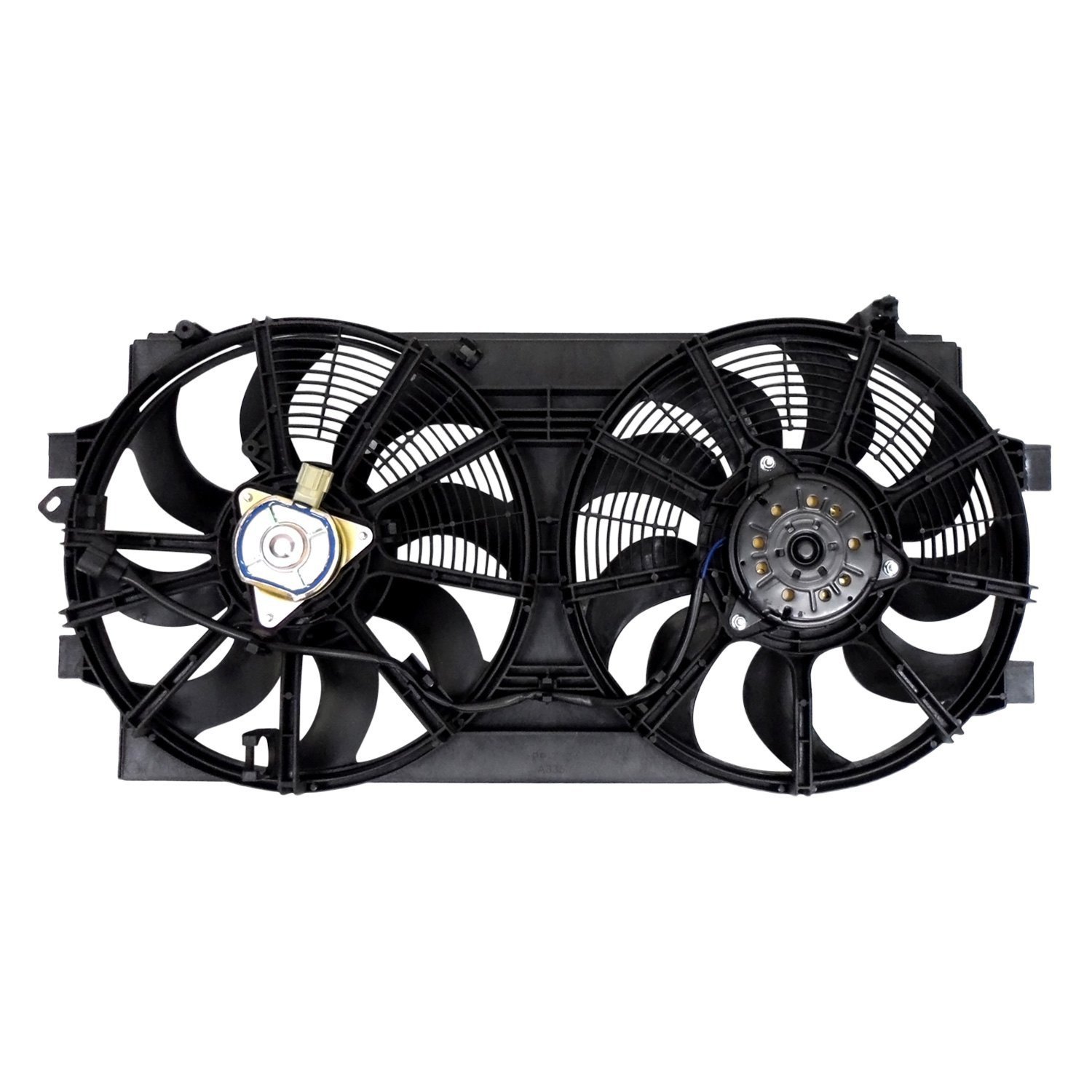 Depo® 31555041000 - Dual Radiator and Condenser Fan Assembly