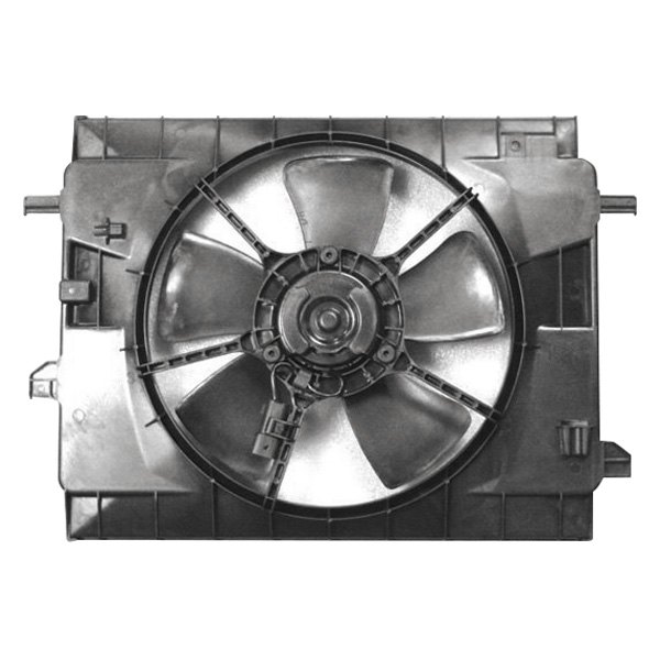 Depo® 33555048000 - Dual Radiator and Condenser Fan Assembly