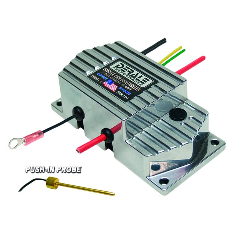 Derale Performance® - High Amperage Adjustable Single Electric Fan ...