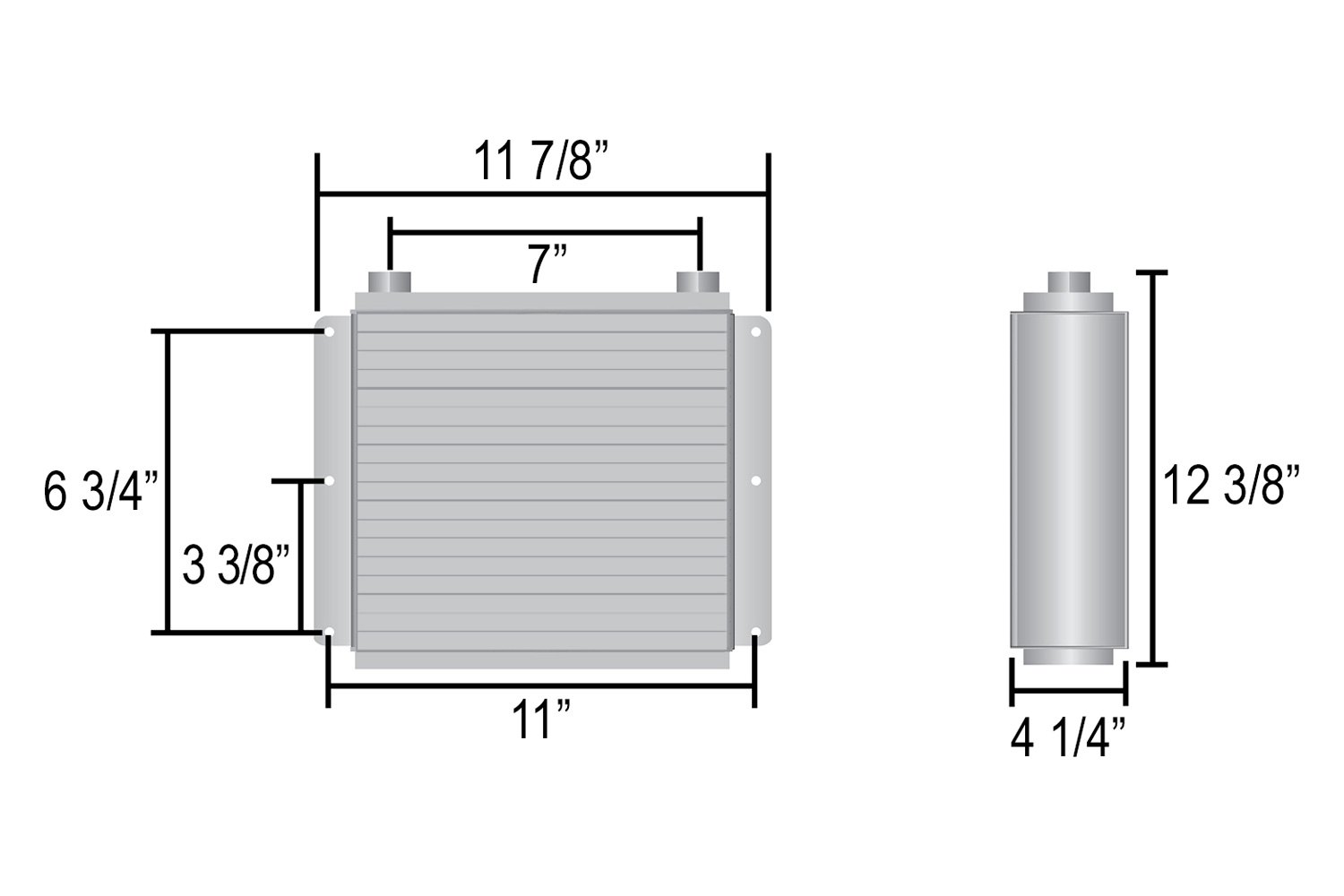 Derale Performance® 61878 - 18-Row Hi-Flow Racing Radiator Core
