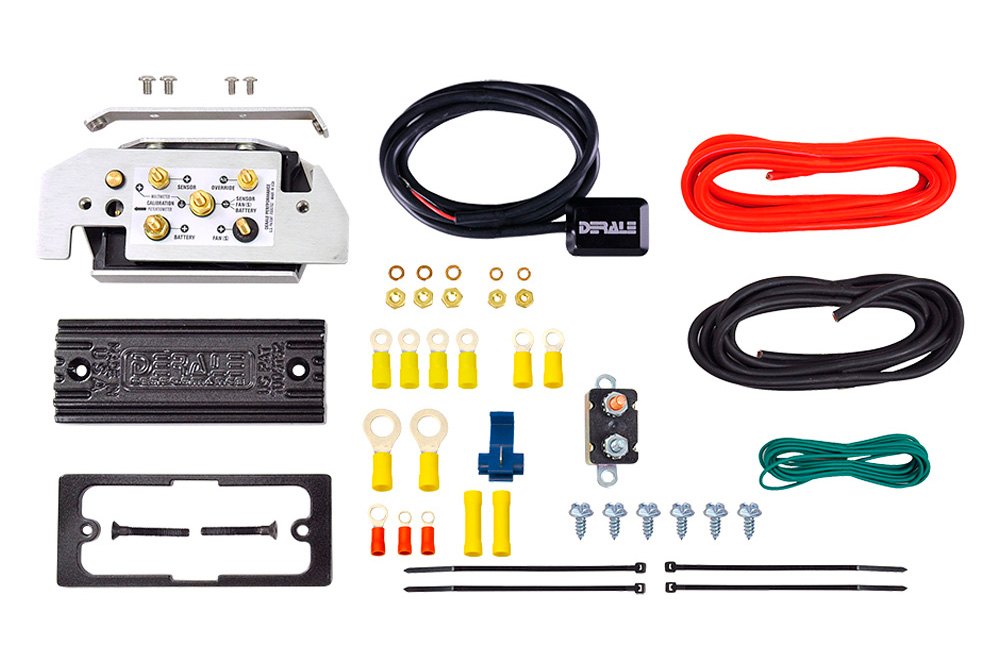 Derale Performance® 66833 - Dual Electric Radiator Fan with Aluminum Shroud