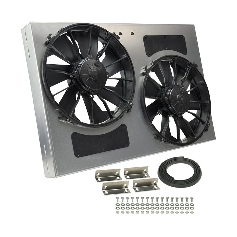 Derale Performance® 16837 - Dual Electric Radiator Fan with Aluminum ...