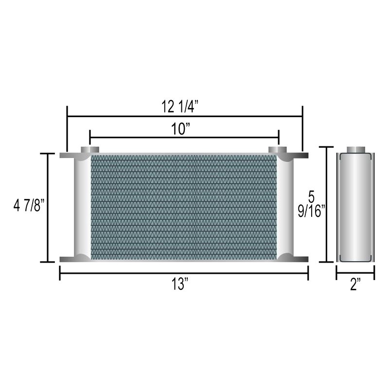 Derale Performance® 51678 - Series 10000™ Stack Plate Cooler