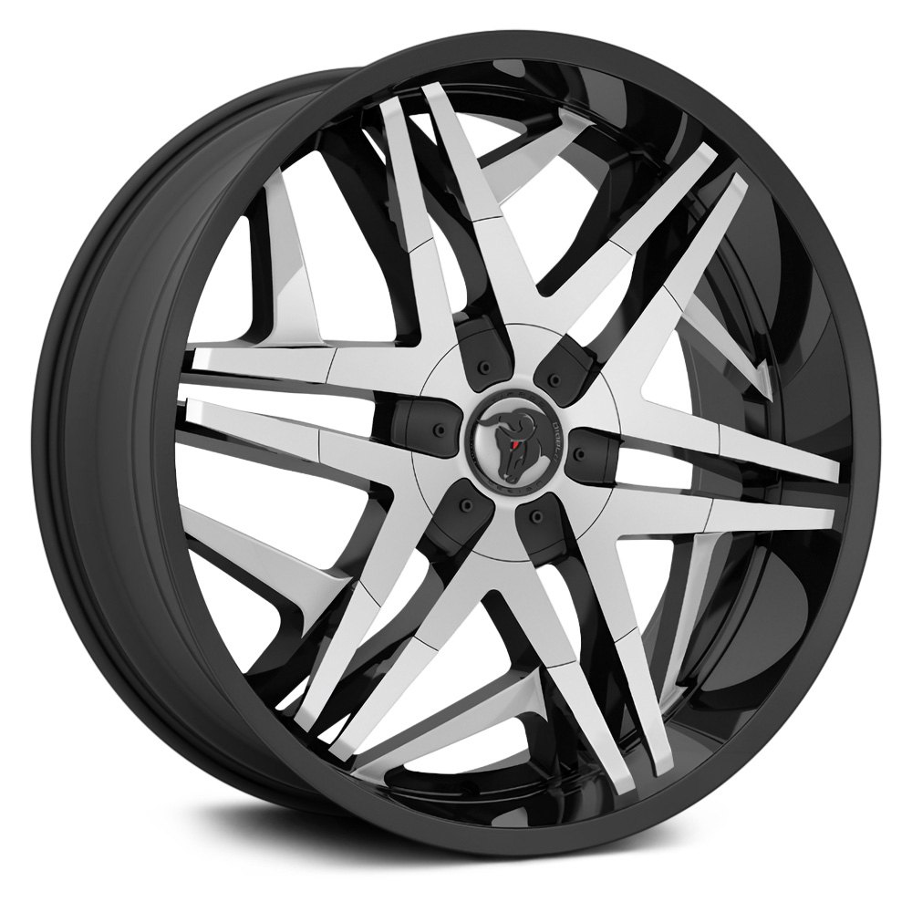 DIABLO® TURBINE Wheels - Black with Machined Face Rims