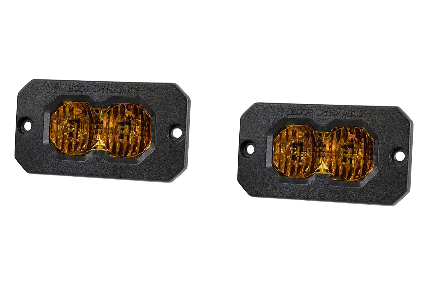 Diode Dynamics® DD8123P - C2 Sport Series Flush Mount 2" 2x7.7W Combo ...