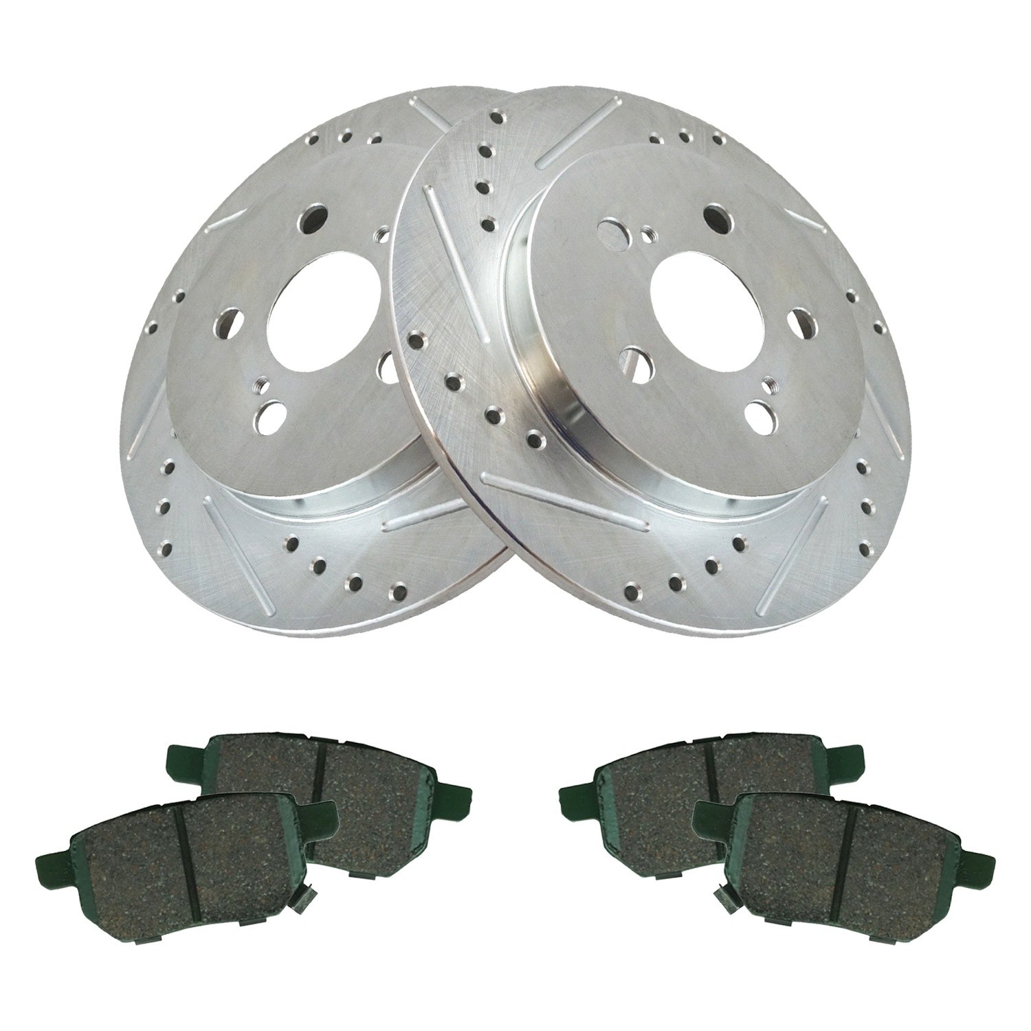 DIY Solutions® BFS05073 - Performance Rear Disc Brake Kit with Ceramic Pads