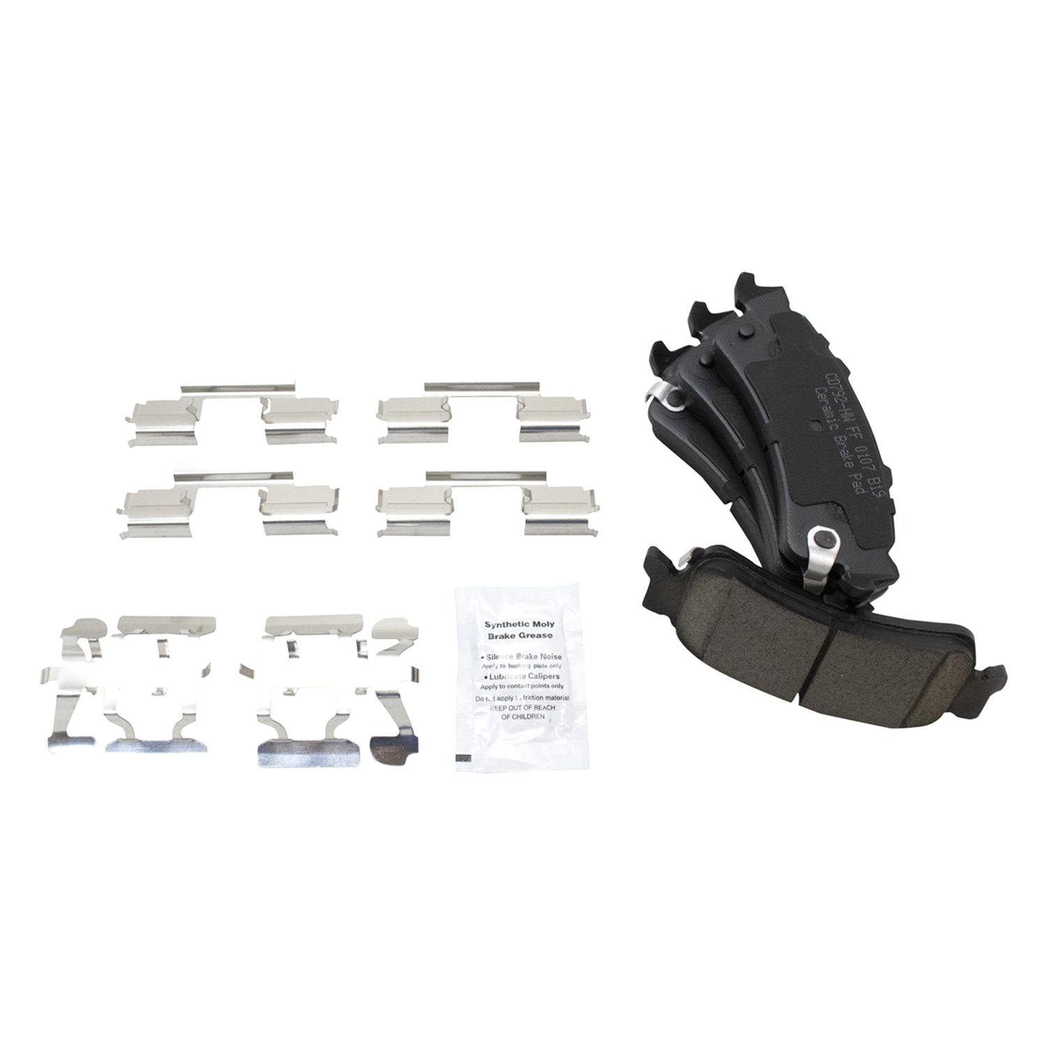 DIY Solutions® BFS05463 - Rear Disc Brake Kit with Ceramic Pads and Shoes
