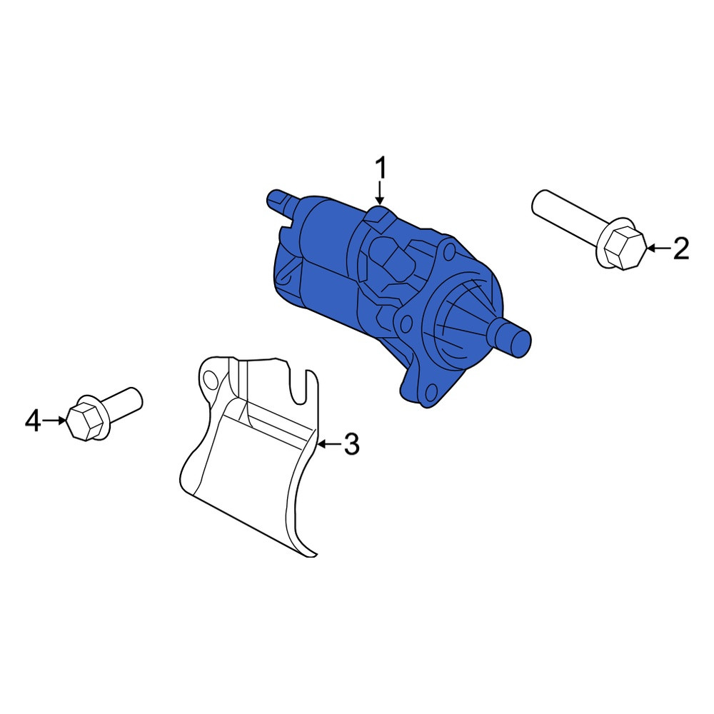 Dodge OE 56029852AB - Starter