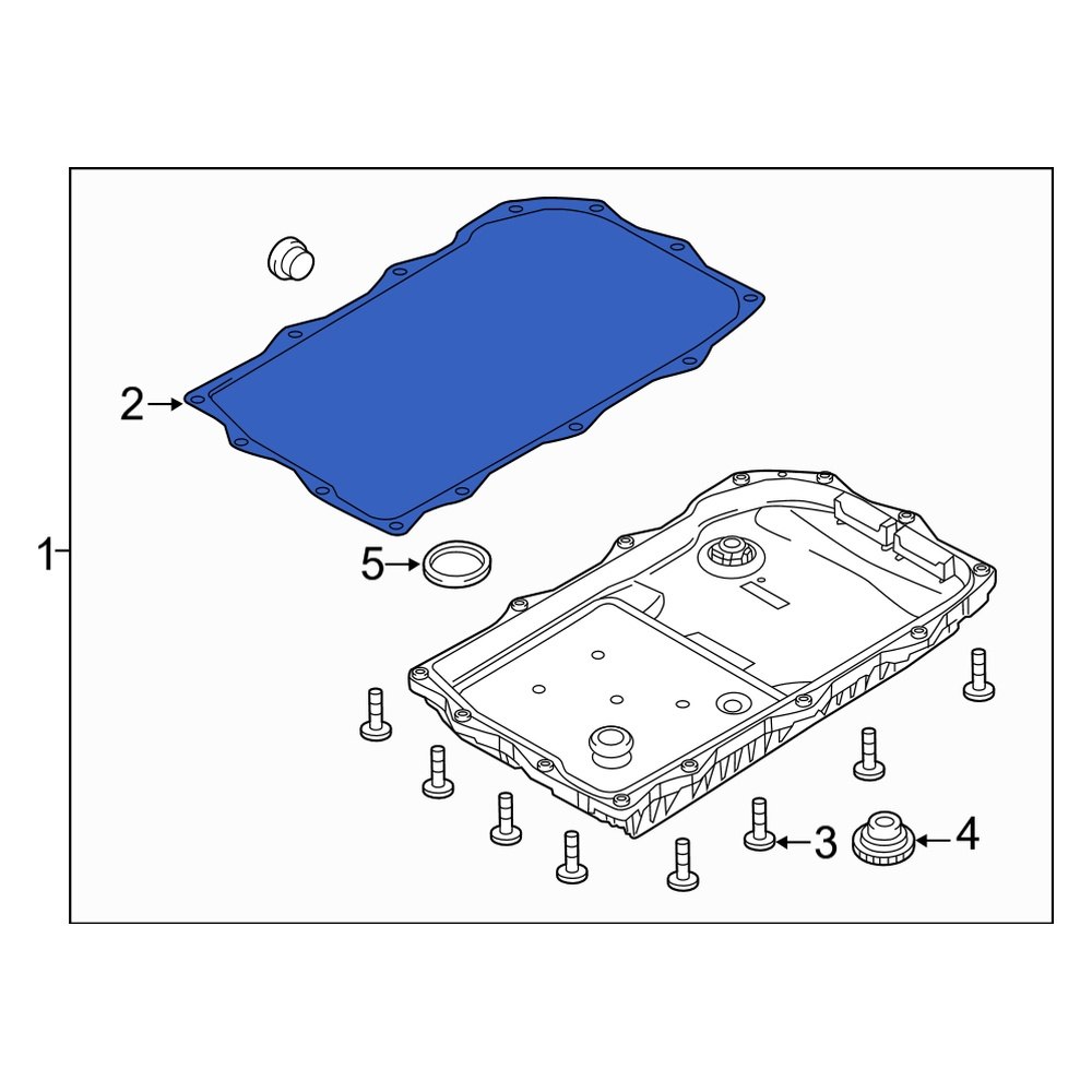 Dodge OE 52108332AA - Transmission Oil Pan Gasket