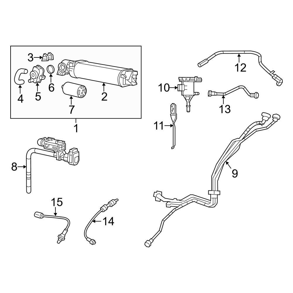 Dodge OE 68401344AF - Vapor Canister