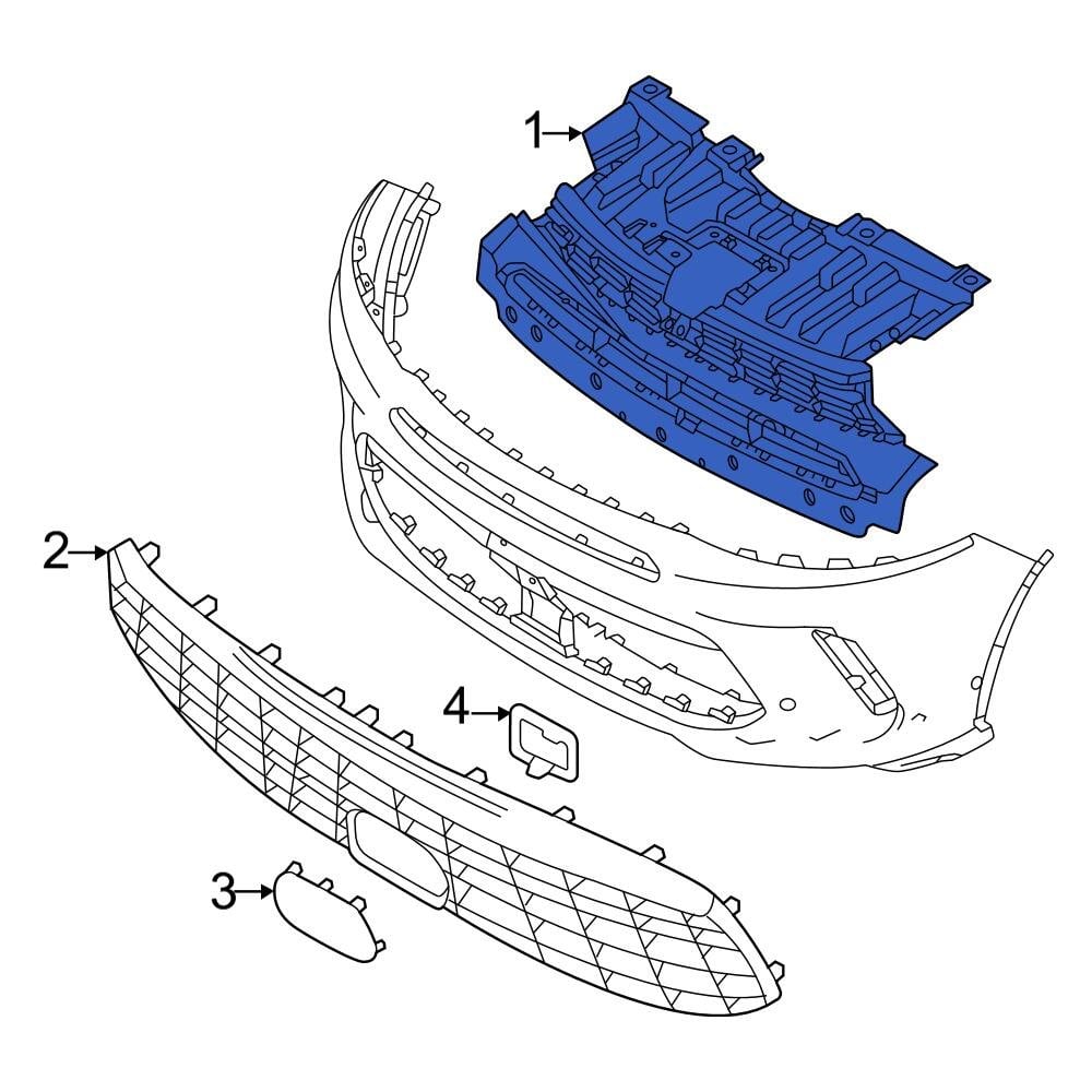Dodge OE 68622595AA - Front Lower Grille