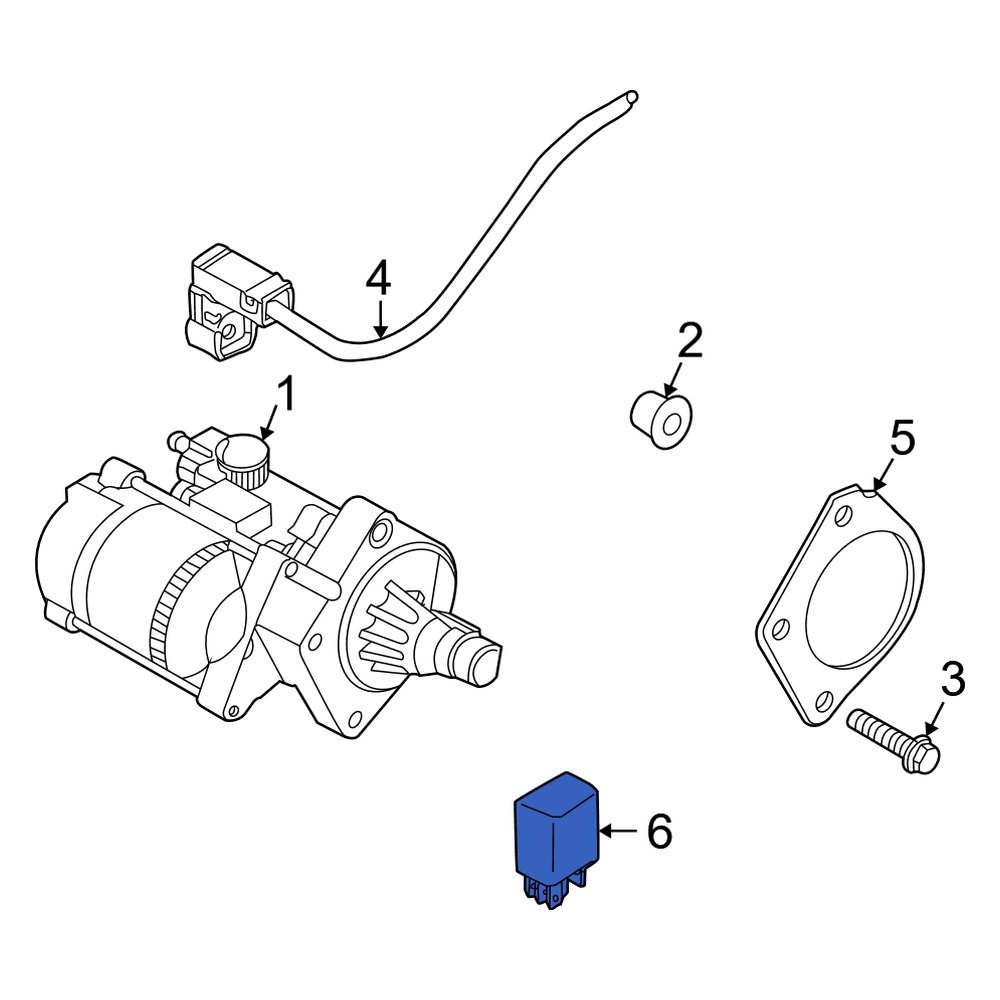 Dodge OE 4671168 - Starter Relay