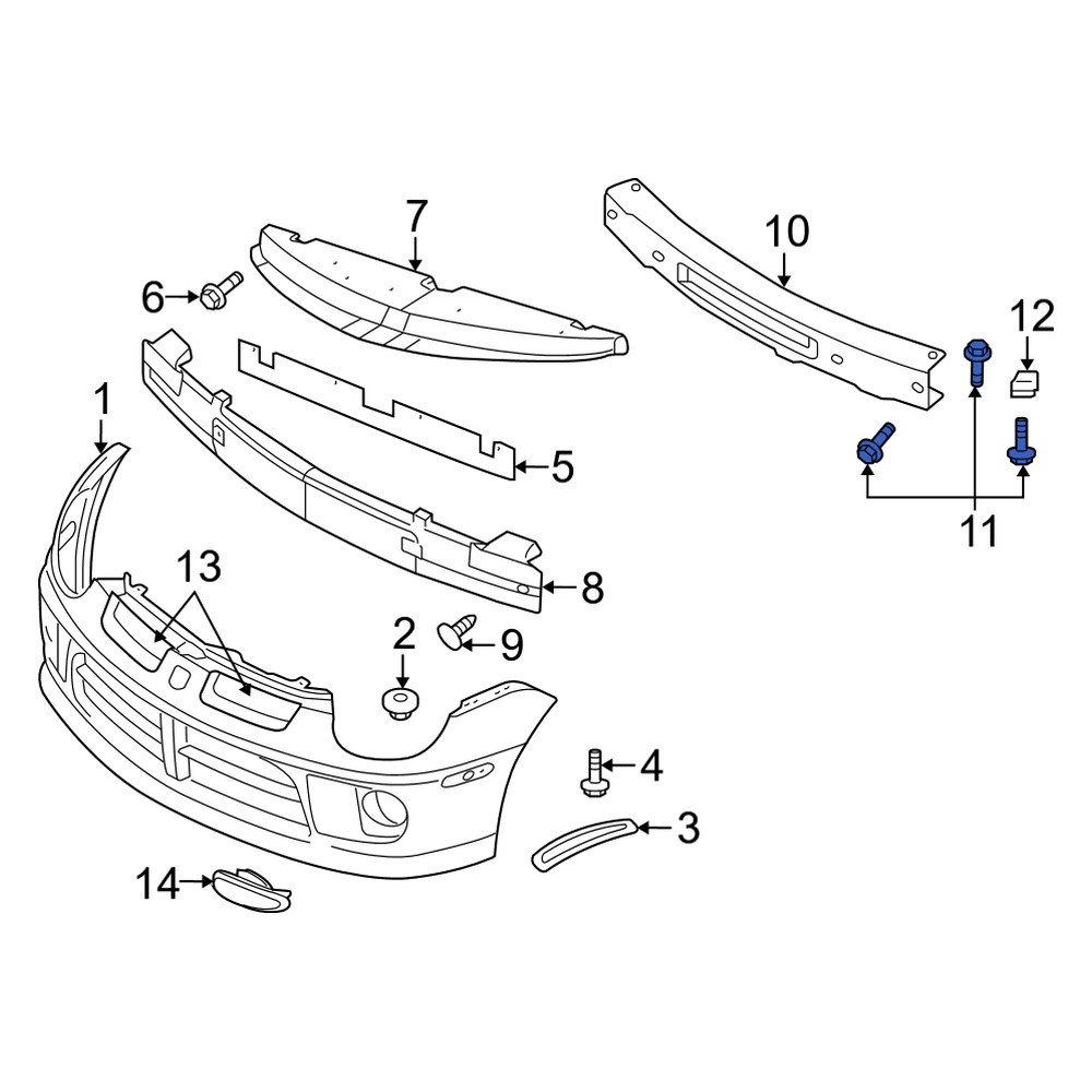 Dodge OE 6507742AA - Door Lock Striker Plate Bolt