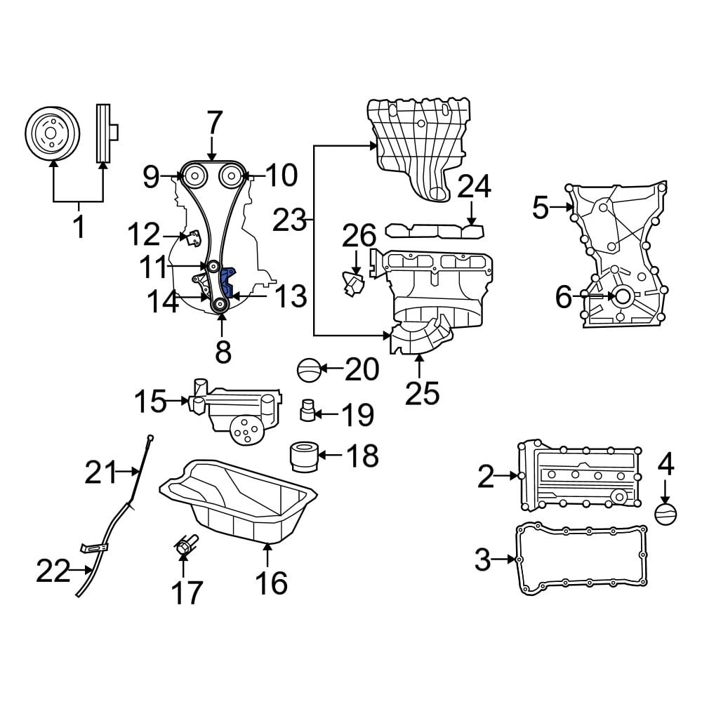 Dodge OE 2441025000 - Engine Timing Chain Tensioner