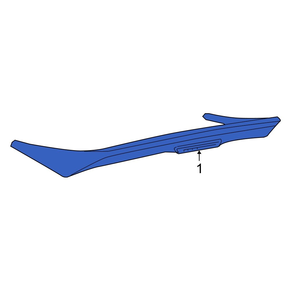 Dodge OE 5303754AG - Rear Center High Mount Stop Light