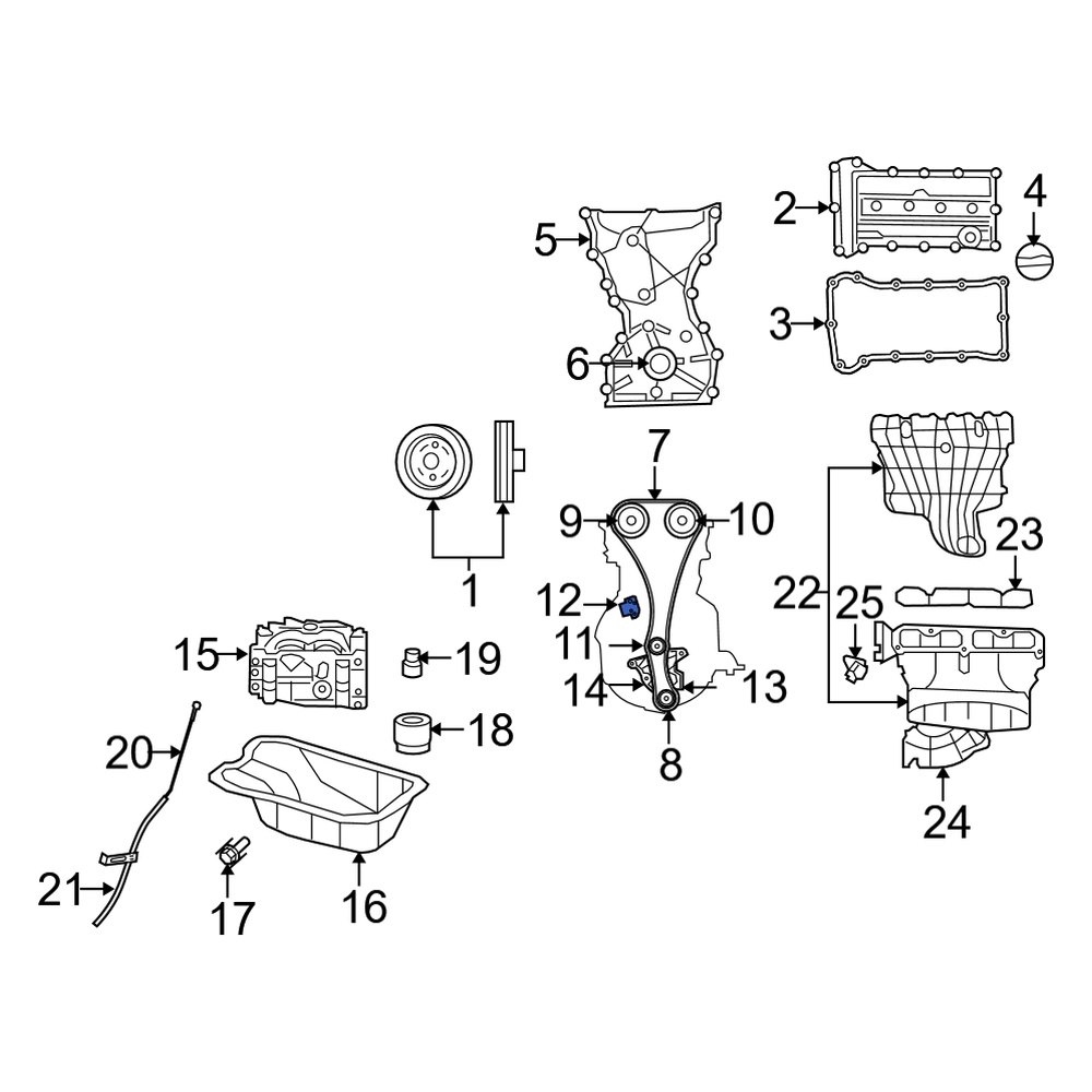 Dodge OE 2441025000 - Engine Timing Chain Tensioner