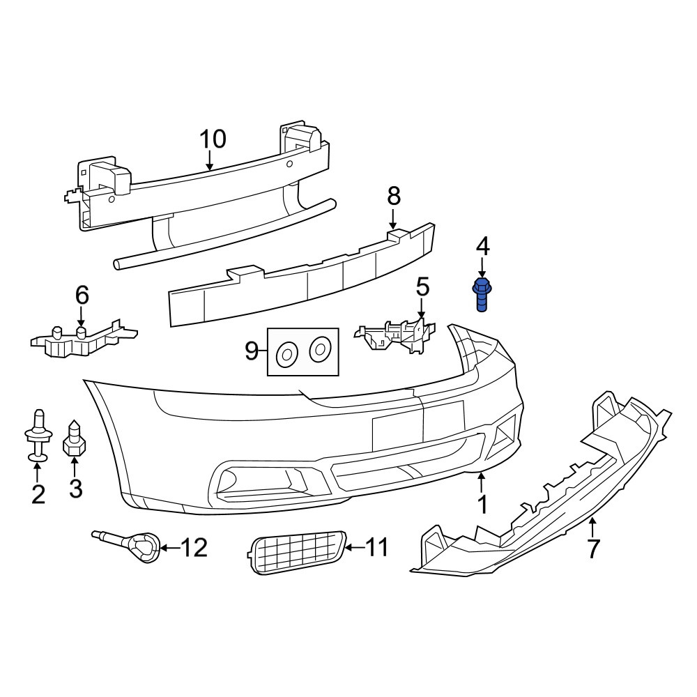 Dodge OE 6507045AA - ABS Control Module Screw