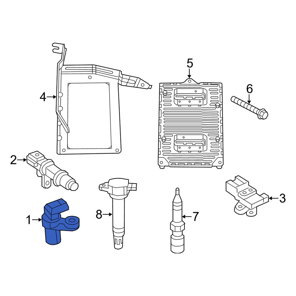 Dodge OE 5033307AE - Engine Crankshaft Position Sensor