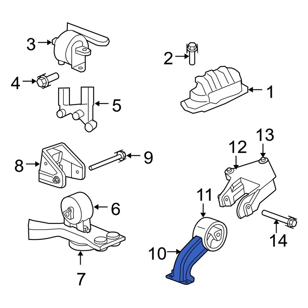 Dodge OE 5085078AD - Engine Mount