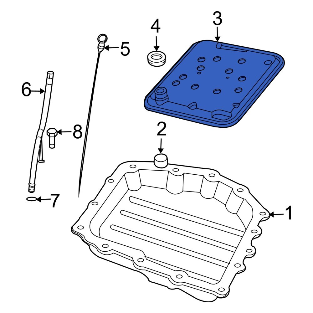 Dodge OE 4864505AB - Transmission Oil Filter