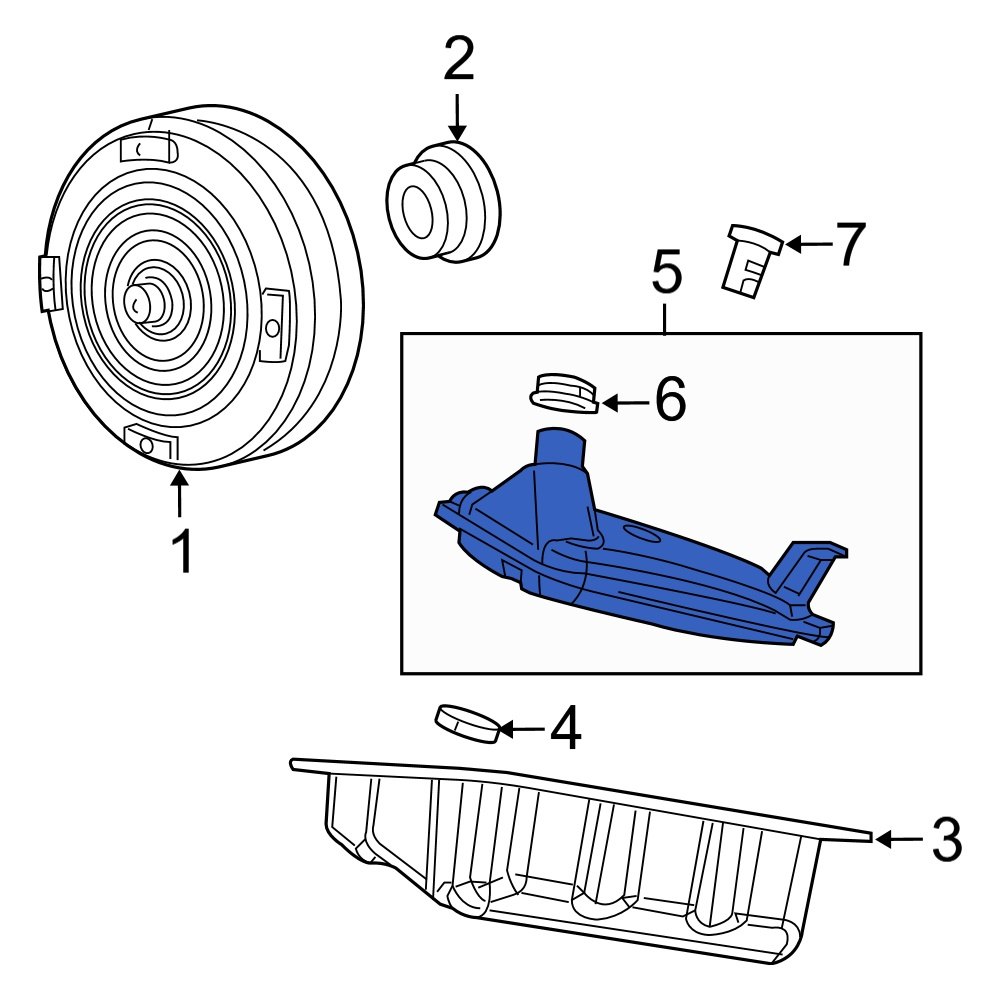 Dodge OE 68018555AA - Transmission Oil Filter