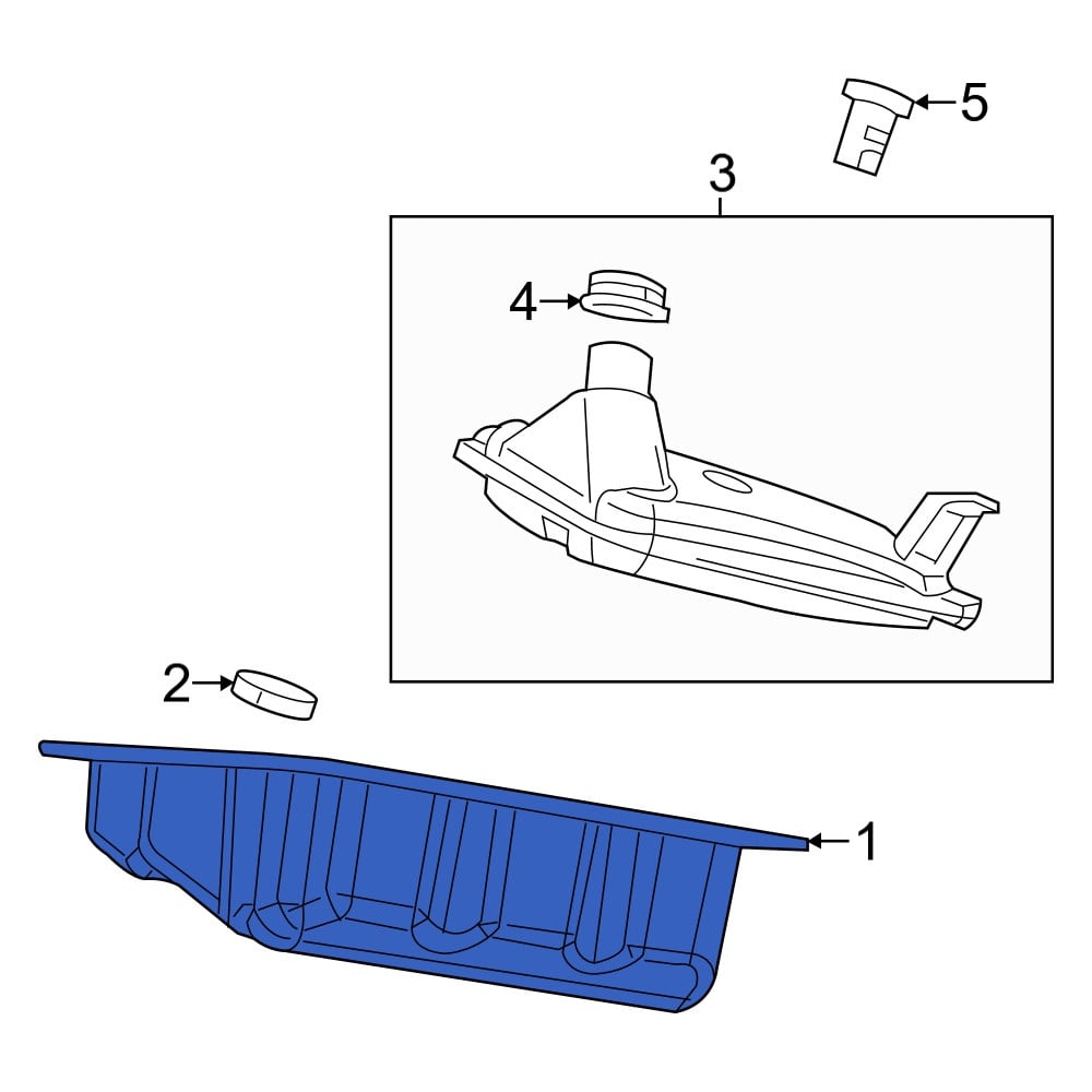 Dodge OE 5078556AA - Transmission Oil Pan
