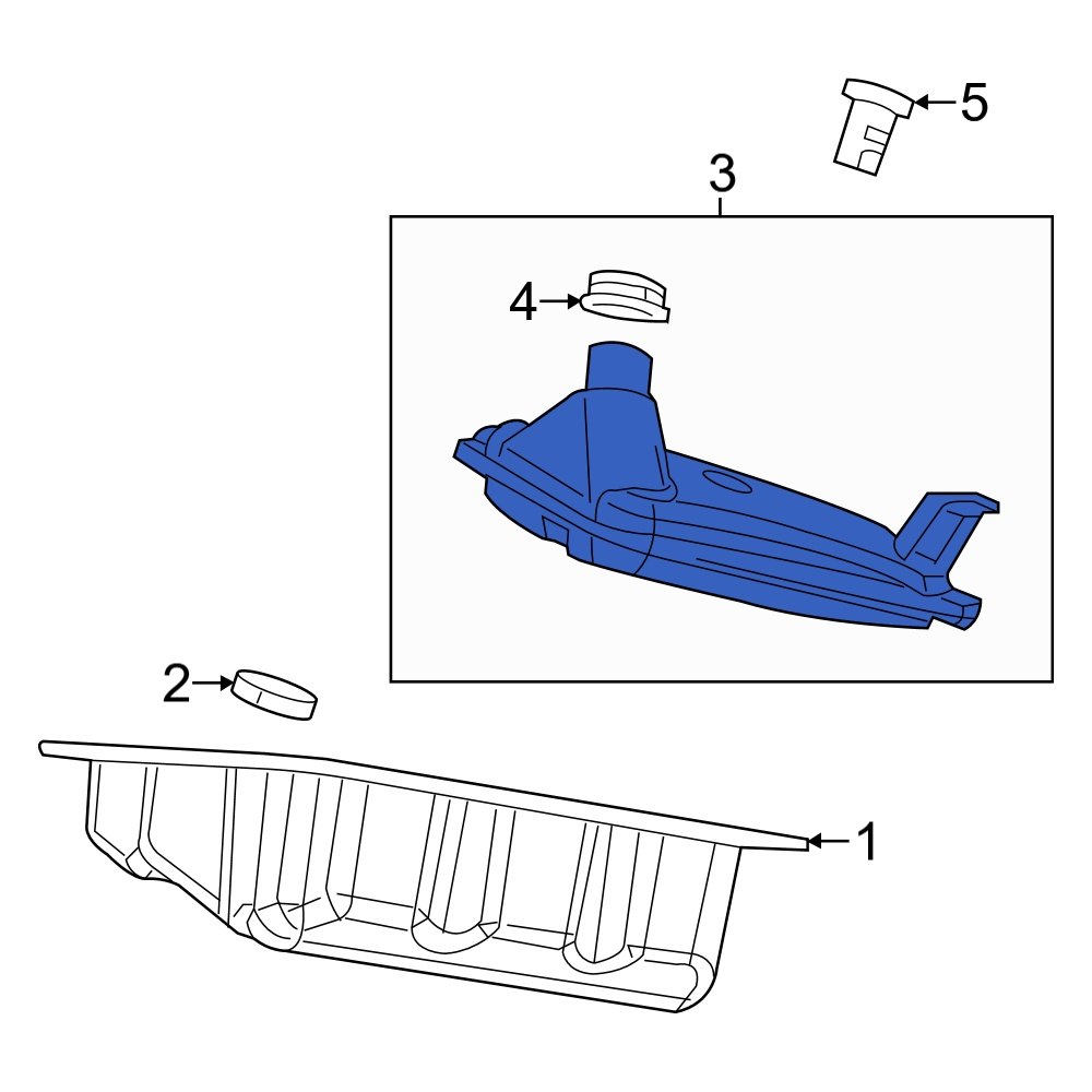 Dodge OE 68018555AA - Transmission Oil Filter