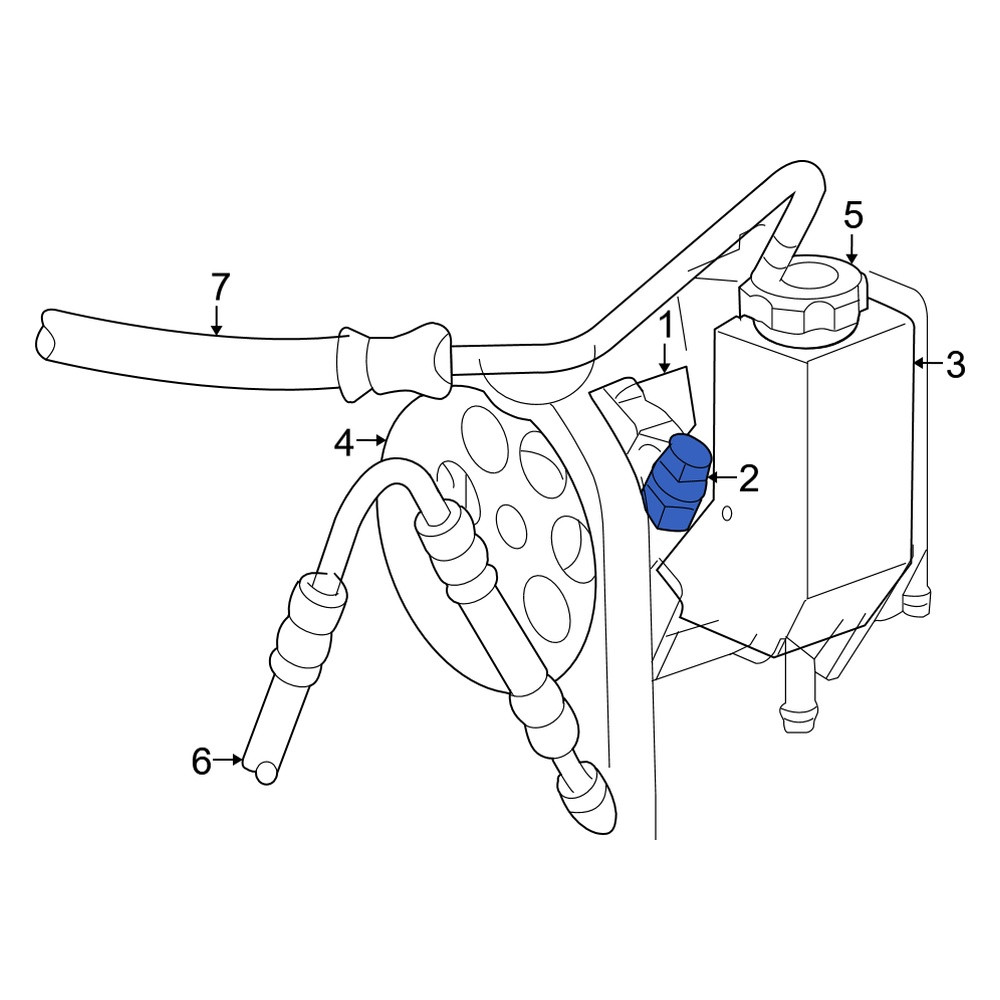 Dodge OE 52088914AA - Front Power Steering Pressure Switch