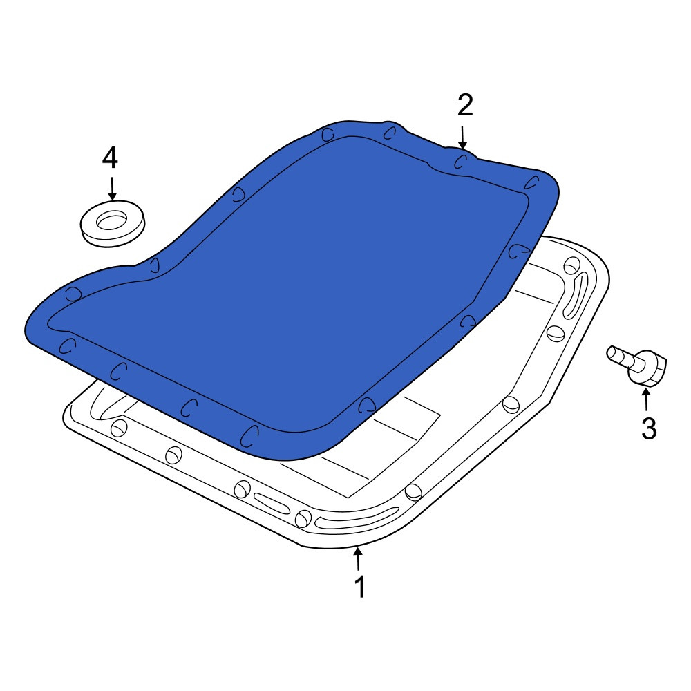 Dodge OE 2464324AD - Transmission Oil Pan Gasket