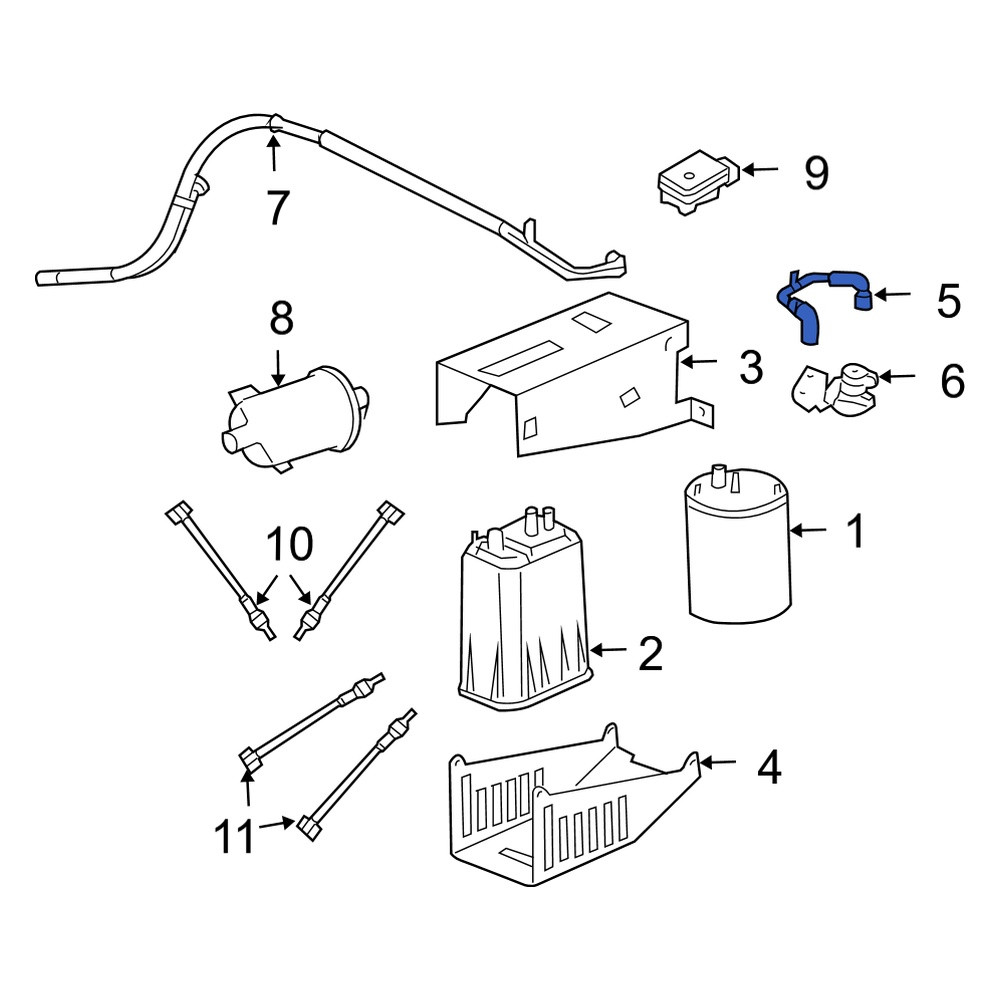 Dodge OE 53032052AC - Evaporative Emissions System Lines